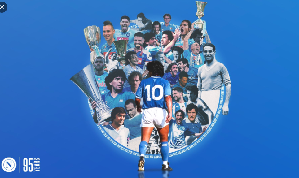 Il club partenopeo compie 95 anni, De Laurentiis: «Tanti auguri, Napoli ...