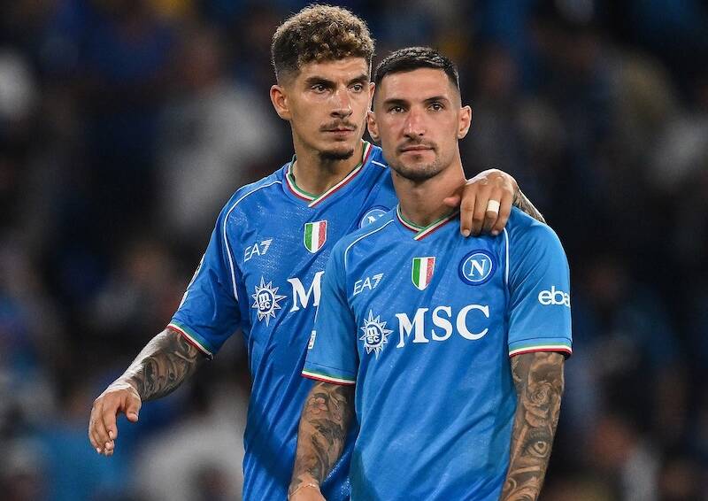 Sky conferma il 3-5-2 contro la Lazio: a destra Di Lorenzo e a sinistra ...